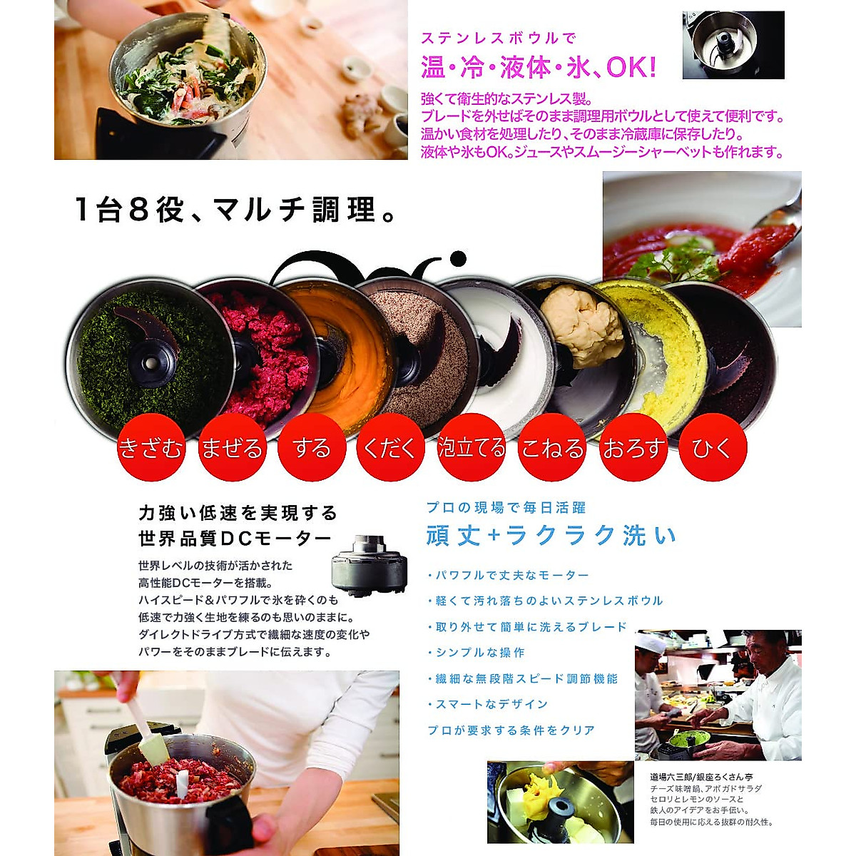 Yamamoto Electric Multi Food Processor MB-MM56RD (RED)【Japan Domestic genuine products】