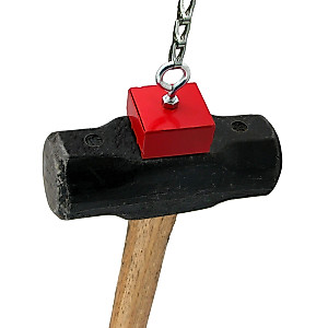 Master Magnetics Strong Retrieving Magnet with Eyebolt and Nut, Fishing Magnet with Magnetic Shields, 07541