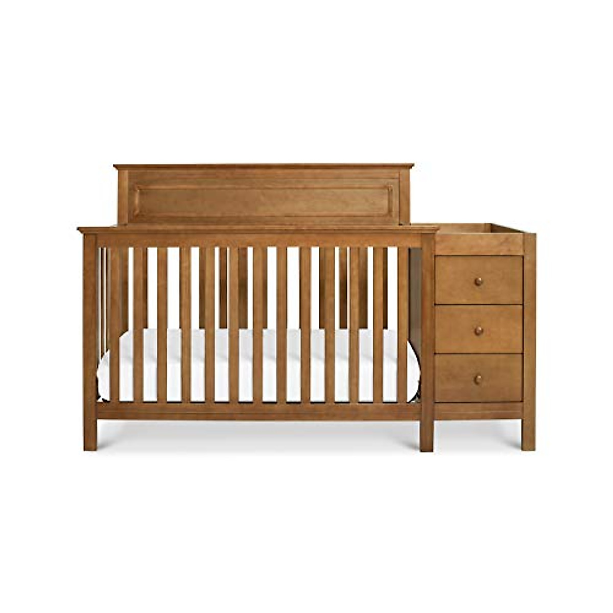 DaVinci Autumn 4-in-1 Crib and Changer Combo in Chestnut | Greenguard Gold Certified