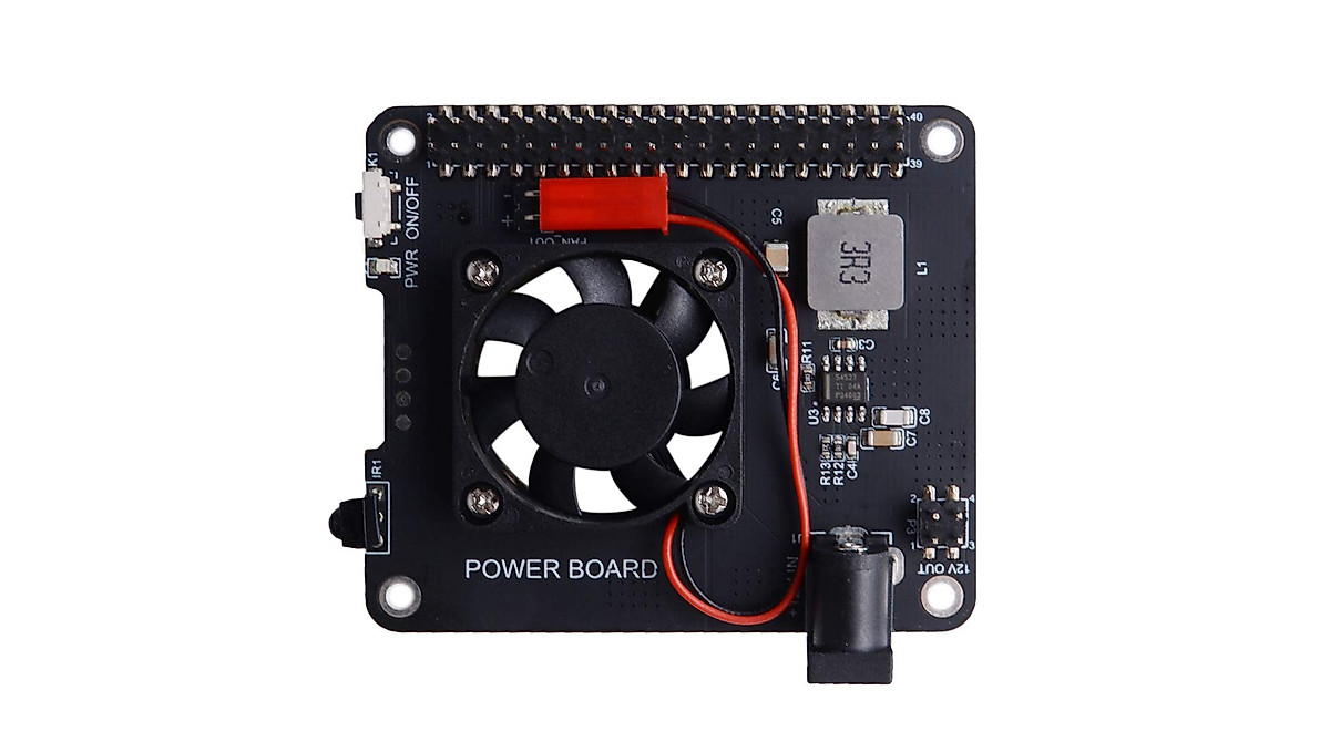 GeeekPi DockerPi Power Board for Raspberry Pi 4 & 3B+ | Safe Shutdown ...