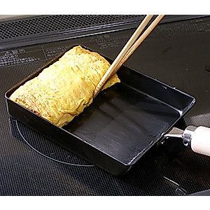 River Light Egg Pan, Iron Frying Pan, Extreme Japan, Large, Induction Compatible, Made in Japan