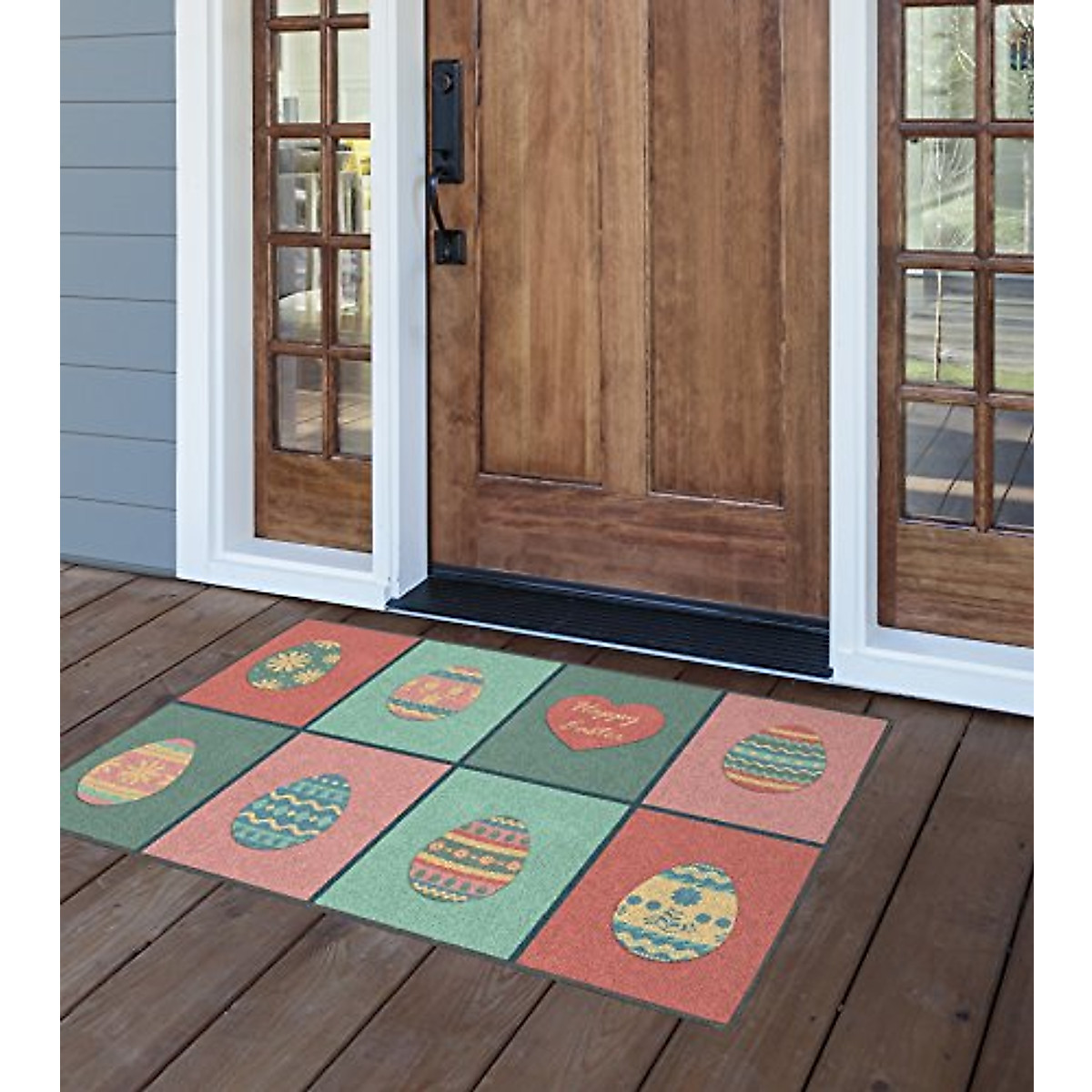 Brumlow Mills Pastel Easter Print Indoor or Outdoor Area Rug for Living Room, Dining, Kitchen Rug, Bedroom or Doorway Mat, 2'6" x 3'10"