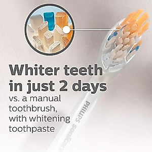 Philips Sonicare Genuine A3 Premium All-in-One Replacement Toothbrush Heads, 2 Brush Heads, White, HX9092/65