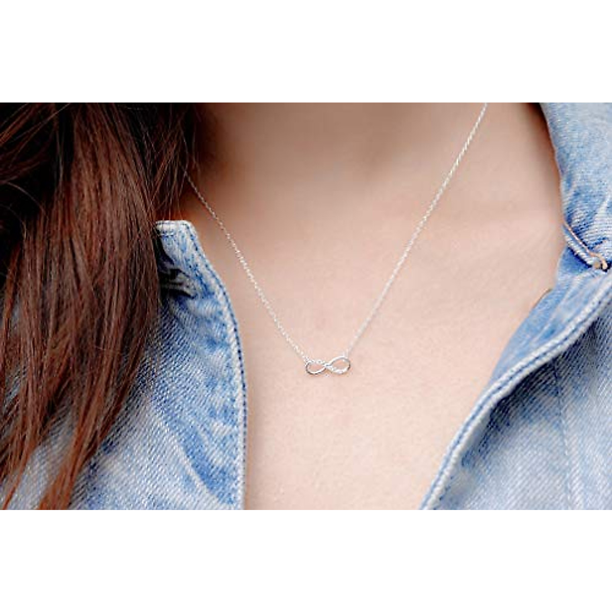 infinity necklace, Best friend necklace for 2, BFF Necklace, friendship necklace for 2, silver dainty necklace, Christmas gift, Graduation gifts