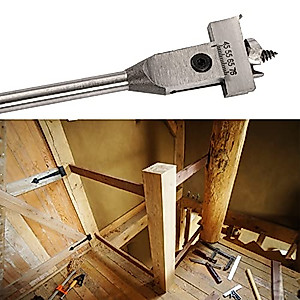 22-76Mm Adjustable Spade Bit Expansive Flat Woodworking Boring Drill Bit Set