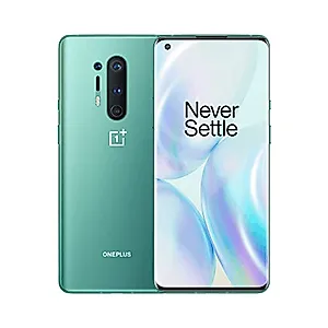 OnePlus 8 Pro (5G) Dual-SIM IN2023 256GB/12GB RAM (GSM + CDMA) Factory Unlocked Android Smartphone (Glacial Green)- International Version