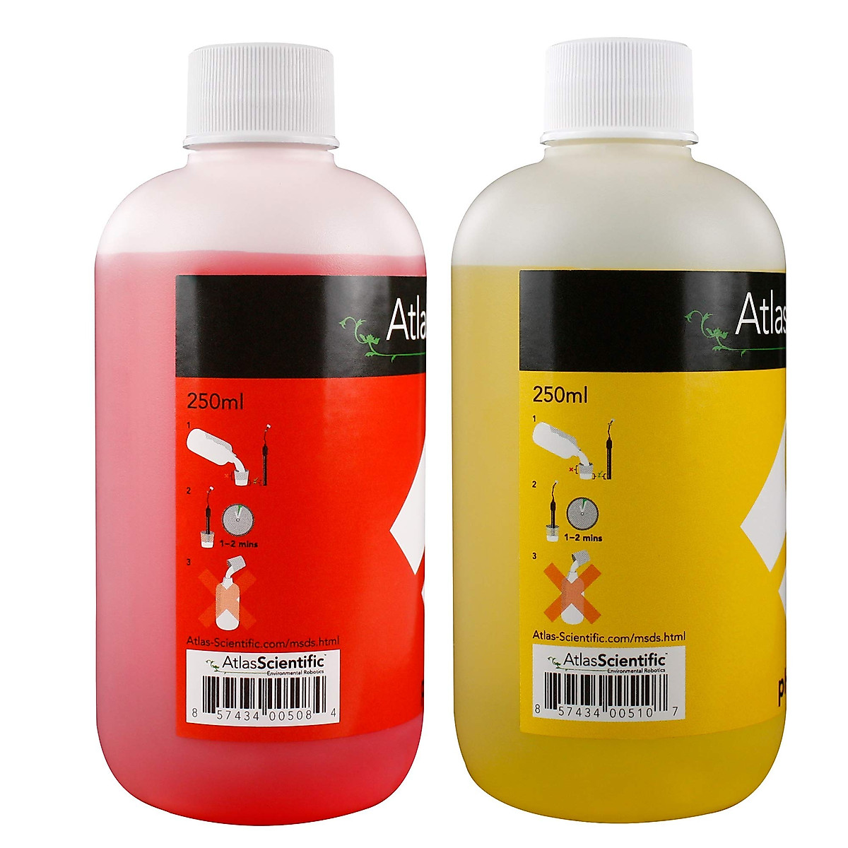 Atlas Scientific pH Calibration Solution 4.00 & 7.00 8oz - 250ml (Pack of 2)