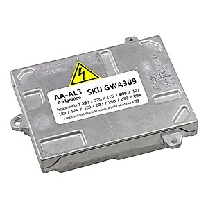 HID Xenon Headlight Ballast - Control Unit Module - Replaces 307 329 115, 8e0 907 391b, 1307 329 098 - Compatible with Audi, Cadillac & More - A4, S4, RS4, A3, DTS, MKX, 9-7x, C300