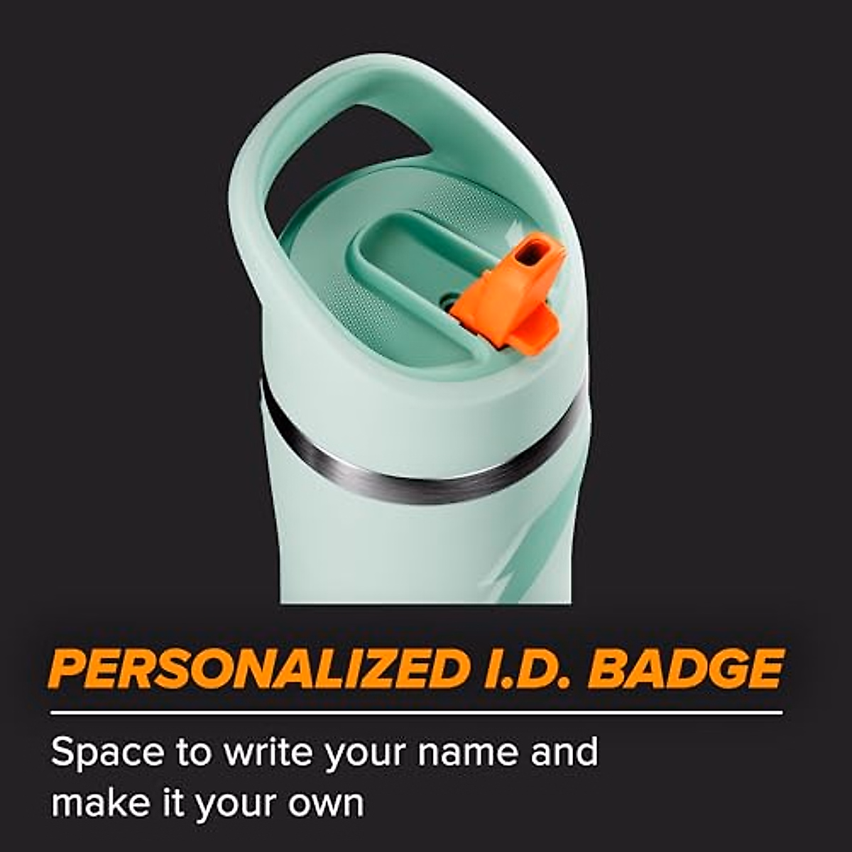 Gatorade 'Overtime' 22oz Stainless Steel Water Bottle, Straw Cap, Coral