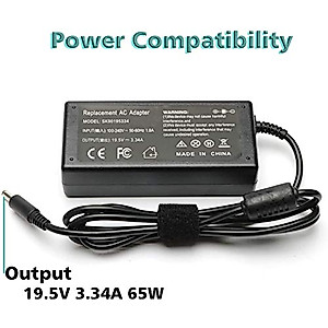 65W AC Charger for Dell Inspiron 17-7000 17-5000 17-3000 15-7000 15-5000 15-3000 13-7000 11-3000 2 in 1 Series 3558 3181 5100 5535 5555 5558 5559 5567 XPS 9350 9360 la65ns2-01 Charger Laptop Power
