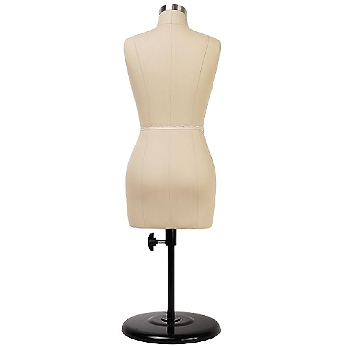 lavandeform Half Scale Dress Form Pro Size 8 detailed mini version of mannequin（Not Adult Full Size Fully Pinable Dressmaker Dummy.1/2 Female Mannequin for Pattern Making (Beige, 8)