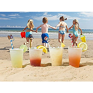 10pcs Straw Covers for Reusable Straws-Quirky TEXAS Style-Drinking Straw Covers Cap-Silicone Straw Toppers for Tumblers,Stanley Cup Straw Cover,Straw Tip Covers,7-9mm Straws Compatible 2D Style 32