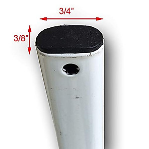 Ozark Trail Coleman First Up 10 X 10 Canopy Gazebo Side Truss Bar 39 7/8" Replacement Parts White