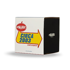 Dynamic Color Co - Circa Color Set 1oz Includes: Electric Blue, Sky Blue, Teal, Turquoise, Bright Orange, Light Brown, Lyme Green, Leaf Green, Tropical Purple, Lavender, Hot Pink, Bubble Gum Pink