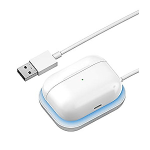 Galvanox AirPods Pro Charger - Wireless Charging Station for Apple AirPod Pro (White)