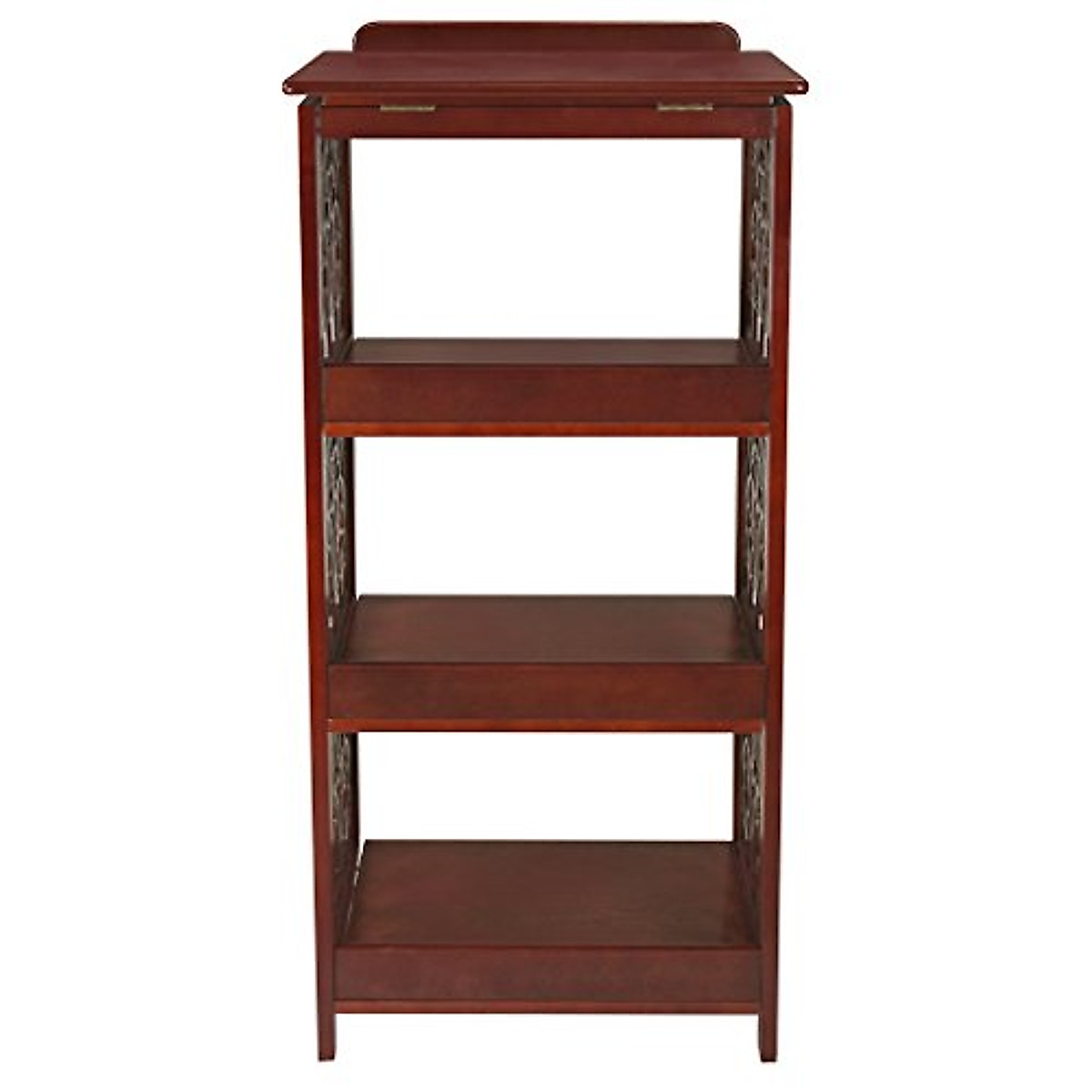 Design Toscano St. Thomas Aquinas Gothic Decor Wooden Bookstand Library Display Stand, 43 Inch, Walnut Finish