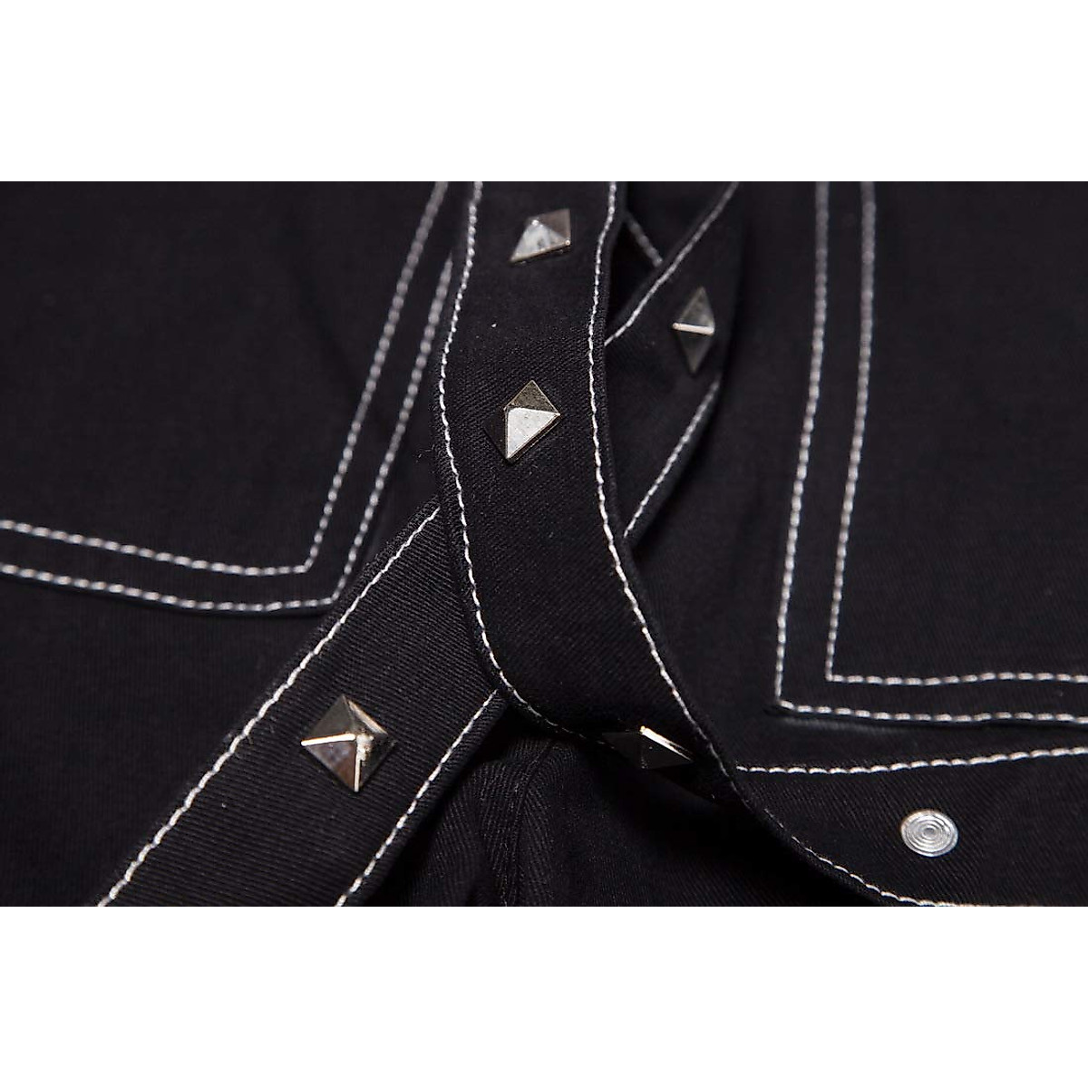 Cicilin Men's Fashion Hip Hop Rock Punk Gothic Sport Hiking Riding Casual Cargo Pants Street Dance Pants Harem Trousers Size 36 Black