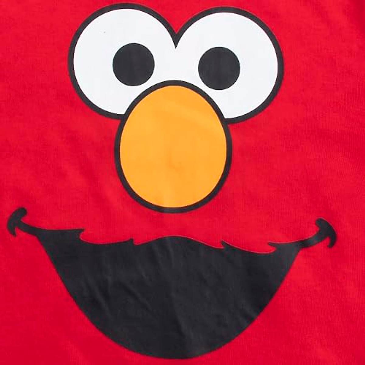 Sesame Street Boys’ Elmo and Cookie Monster Tee and Short Set for Infant and Toddler – Red/Blue