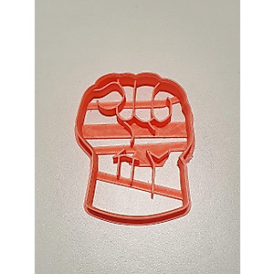 T3D Cookie Cutters Hulk Fist Cookie Cutter, Suitable for Cakes Biscuit and Fondant Cookie Mold for Homemade Treats, 2.74Inch x 3.42Inch x 0.55Inch
