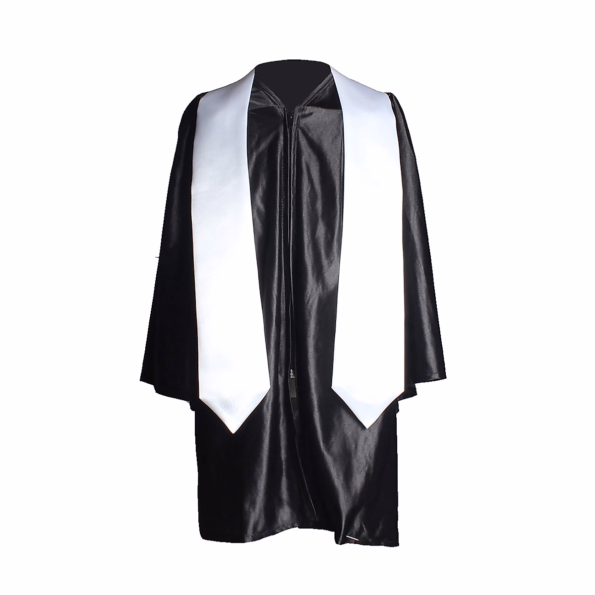 MyGradDay Unisex Plain Graduation Stole for Kinergarten and Elementary School Length 50'',12 Colors