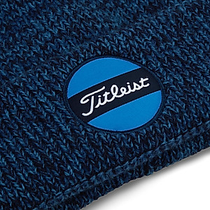 Titleist Men's Standard Pom Hat, Heather Navy, One Size