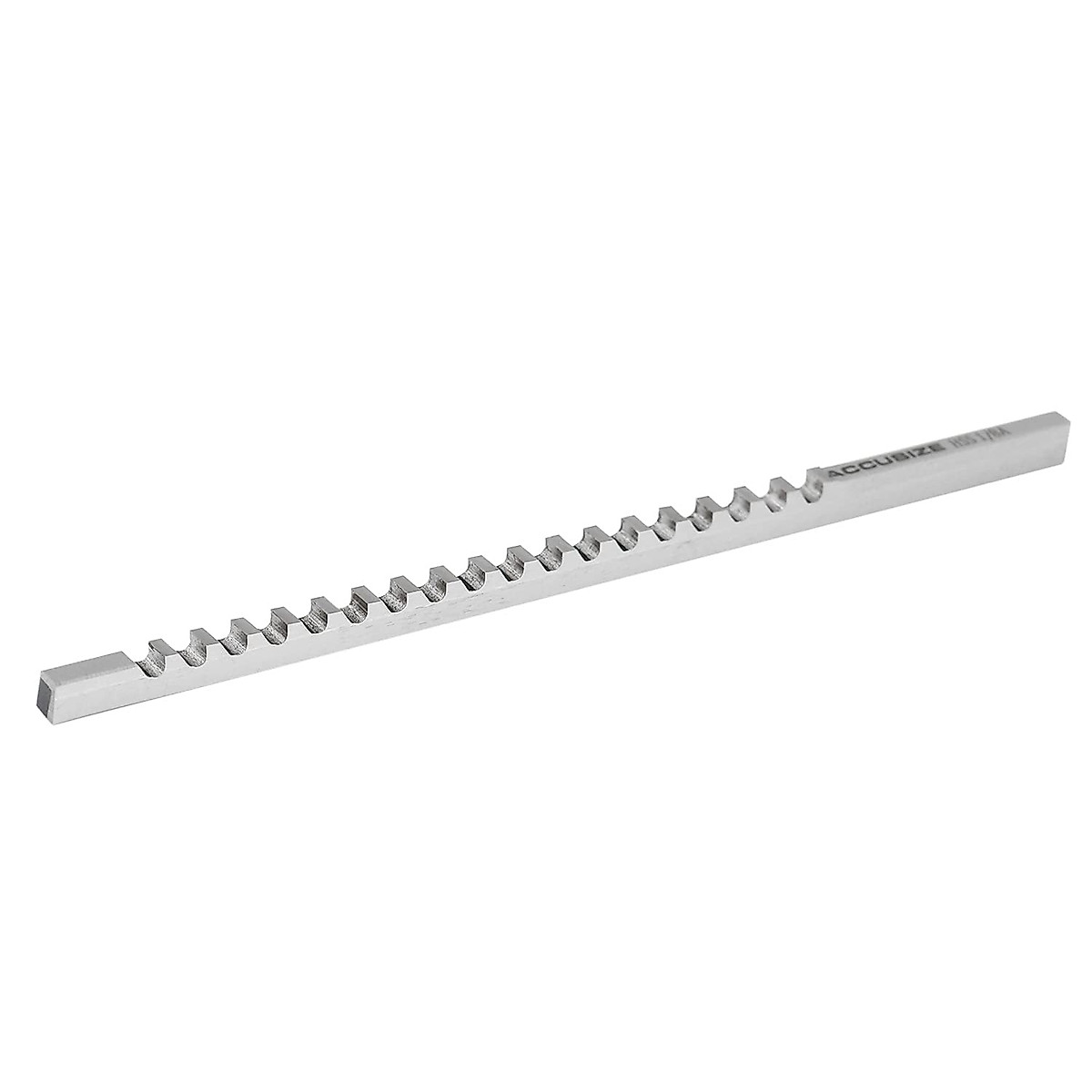 Accusize Industrial Tools 1/8 inch, Style A High Speed Steel Keyway Broach, 5000-0006