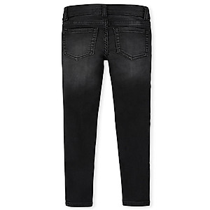 The Children's Place Girls' Stretch Denim Legging Jeans, Black/Fog Wash, 12