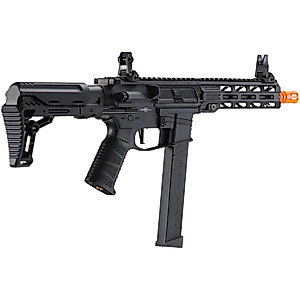 Lancer Tactical Gen 2 New 9mm Battle X CQB Lightweight Carbine AEG Color Black