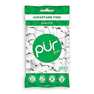 PUR Gum Spearmint, 55Count, 3 Pack
