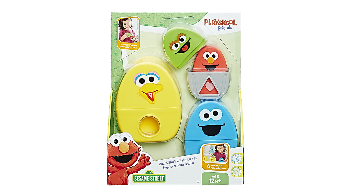 Sesame Street Playskool Friends Elmo’s Stack & Nest Friends for 12 ...