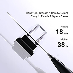 KITCHENDAO Magnetic Knife Rack - 17.5 inch - Knife Holder for Wall with Magnet -Knife Storage Bar Strip - Aluminum - Metal Knives, Utensils and Kitchen Sets Holder