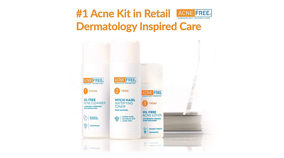 AcneFree 24 Hour Acne Clearing System - Pack of 2