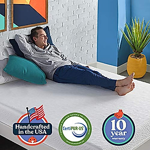 EARLY BIRD Essentials 8 Inch Gel Memory Foam Mattress, Twin, Dual Layer Comfort