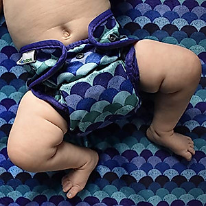 Best Bottom Regular All in Two Diaper Cover | Adjustable Snap Cloth Diapers for Babies | Eco Friendly Reusable Diapers with Waterproof Gussets | Newborns Thru Toddlers 8-35+ Lbs. (Far Far Away)
