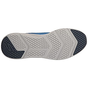 Skechers Men's GOrun Elevate-Lace Up Performance Athletic Running & Walking Shoe Sneaker, Blue/Black/Yellow, 14