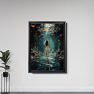 Abstract Painting Buy Canvas Wall Art, Butterfly Painting Art, Butterfly canvas, bedroom Butterfly wall art,Watercolor abstract Butterfly canvas painting