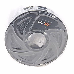 CCE3D PETG 3D Printer Filament 1.75mm +/- 0.05 mm, 1kg Spool (2.2lbs), PETG Filament (Glossy Black)