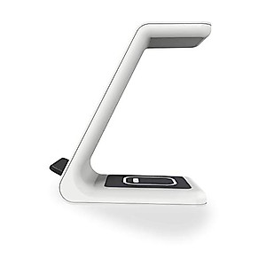 STM ChargeTree - Multi-Device Wireless Charging Station for iPhone/Samsung/Android, AirPods, Apple Watch - Qi Certified Charging Stand - White (stm-931-283Z-01)