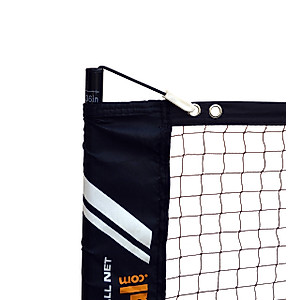 Rally Meister Complete Beginner Pickleball Set with Portable Pickleball Net (Net + 4 Paddles + 4 Pickleballs + Drawstring Bag + Rules/Strategy Guide + Line Chalk)