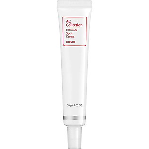 COSRX AC Collection Ultimate Spot Cream, 1.05 fl.oz / 30g, Acne Spot Treatment, Animal Testing Free, Paraben Free, Korean Skin Care