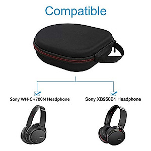 LTGEM Headphones Case for Sony WH-CH720N/WH-CH710N & Sony XB950B1 Extra Bass Wireless Headphones (Only Sale Case!)