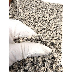 Sherpa Teddy Knit Fabric - 8 Colors - Sold by The Yard DIY Interior Lining for Clothing & Accessories Winter Wear Costumes (Camel)