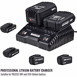 WESCO 20V Charger, WS9919