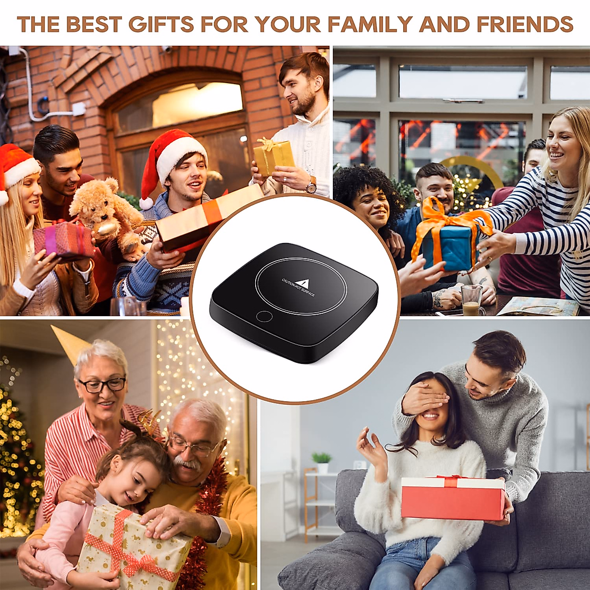 Coffee Mug Cup Warmer for Desk Auto Shut Off Use, Cup Warmer for Coffee Tea Milk Drink, Mug Warmer for Desk Office Home, Birthday from Daughter Son Wife