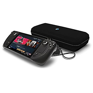 Valve Steam Deck 512Gb Handheld Video Gaming Computer Console - Fastest Storage, Premium Anti-Glare Glass, With Exclusive Carrying Case, Steam Community Profile Bundle, And Virtual Keyboard Theme