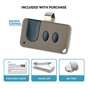 Garage2Go Garage Door Remote Replacement for Sears Craftsman (139.53681) 971LM (Red Learn Button) (2 Pack)