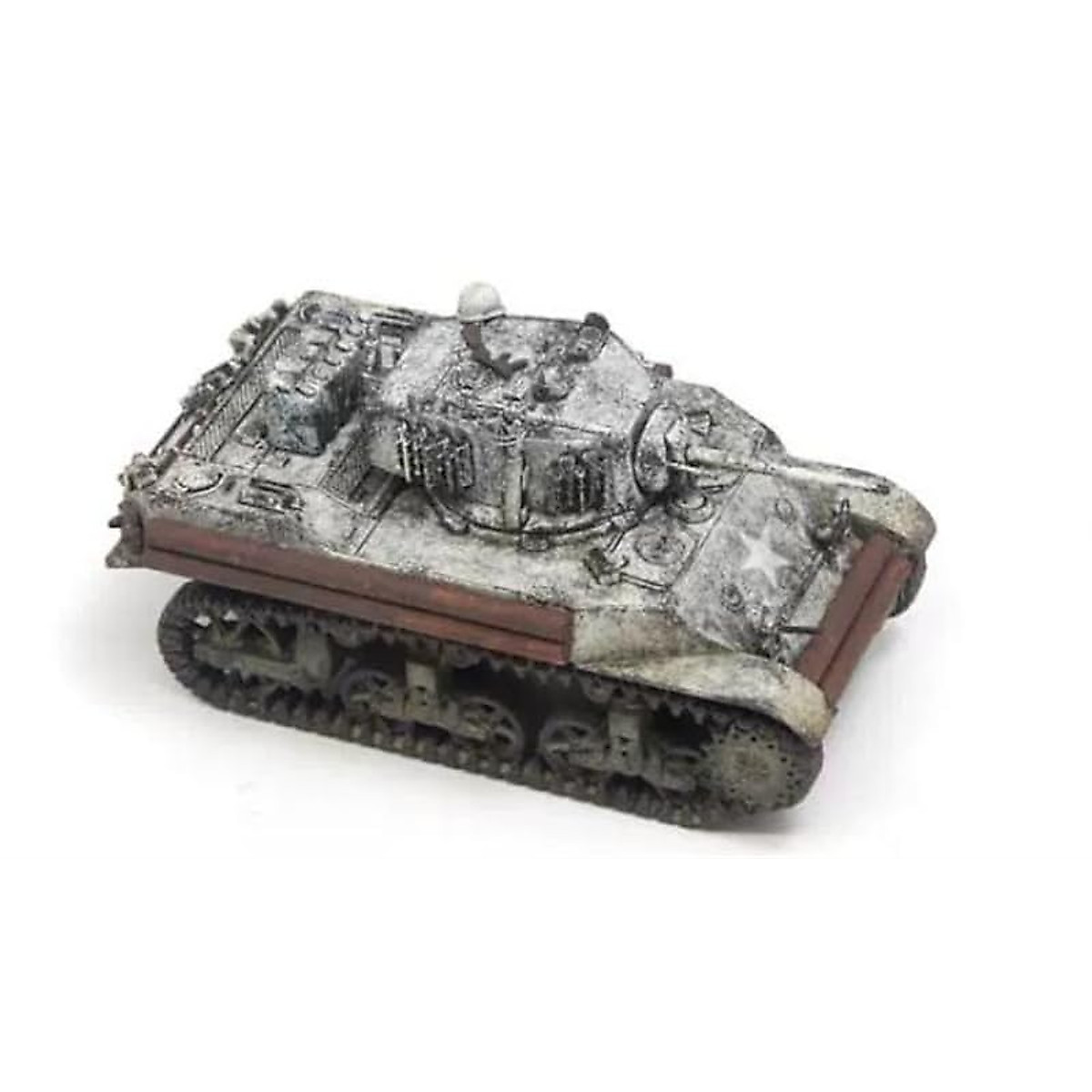 FloZ for S-Model US M5A1 Stuart Light Tank Snow Coating 1/72 Tank Pre-Built Model
