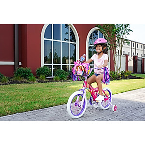 Dynacraft Barbie Sweets 16" Kids Bike - Sweet Design, Sturdy Build, Easy Assembly - Ideal for Young Riders Learning to Ride