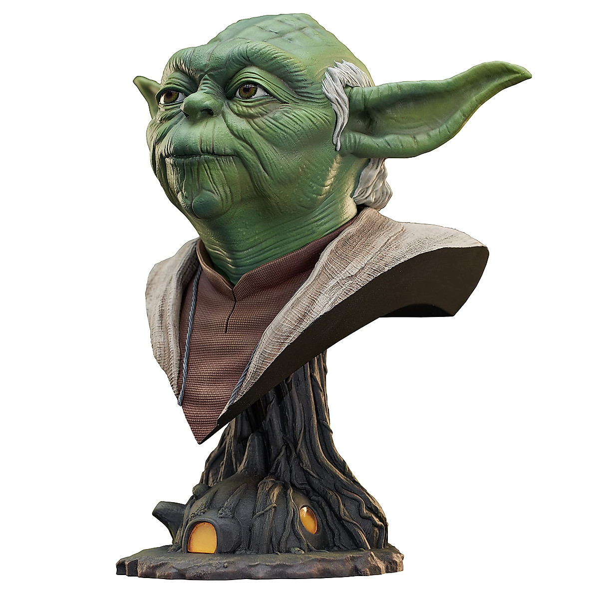 DIAMOND SELECT TOYS Star Wars: The Empire Strikes Back: Yoda Legends in 3-Dimensions 1:2 Scale Bust, Multicolor, 9 inches
