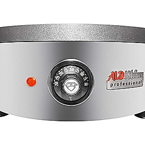 ALDKitchen Poffertjes Maker | Mini Dutch Pancakes Iron | Nonstick | 110V (50 PCS Round)